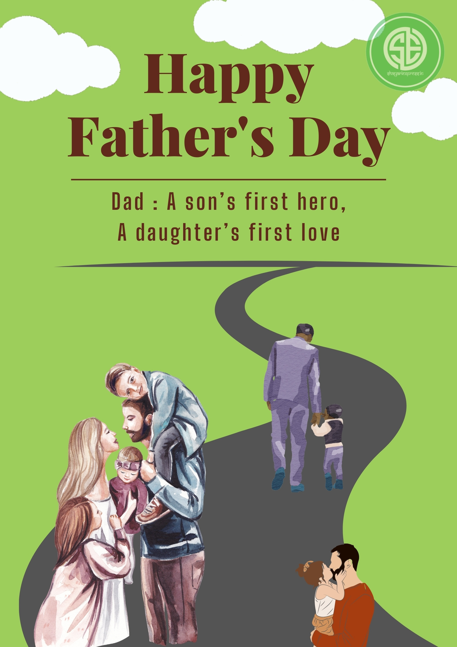 Happy Father's Day ~ Shayari Express - Shayari Express